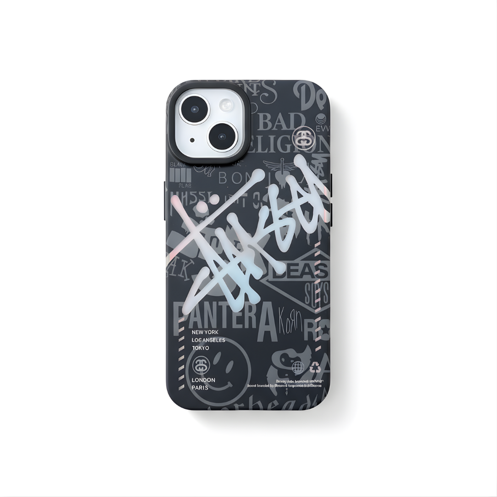 Stussy Black iPhone Case - Premium Streetwear Protection – LAVIZ ...